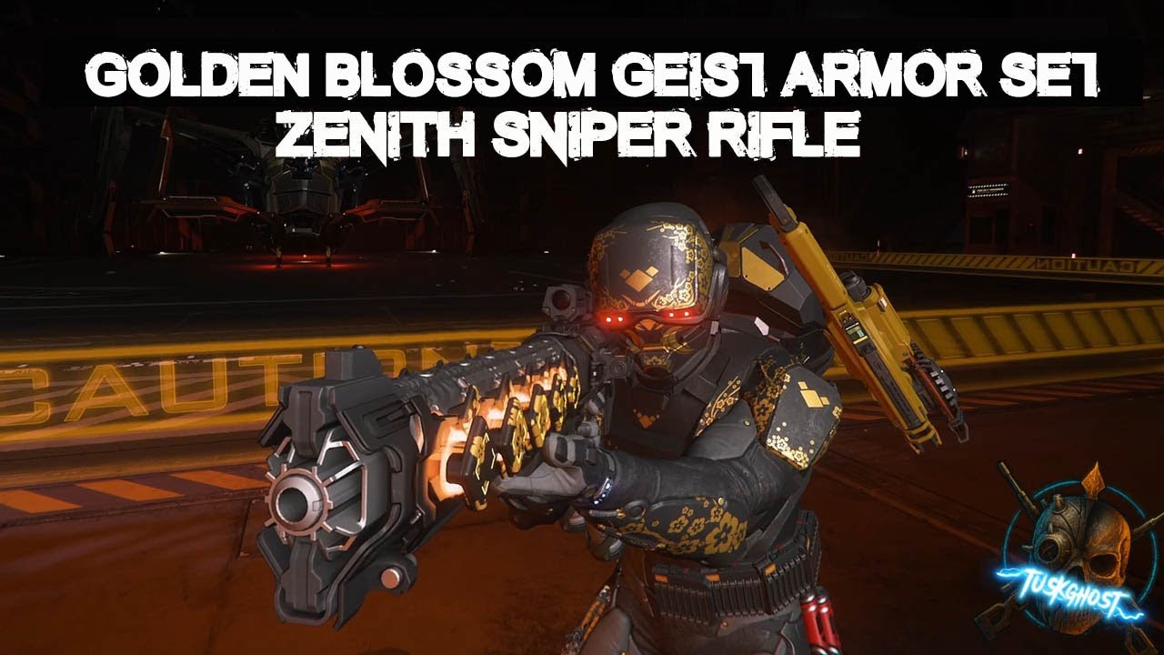 Golden Blossom Geist Armor Set & Zenith Sniper Rifle 💀 @StarCitizen # ...