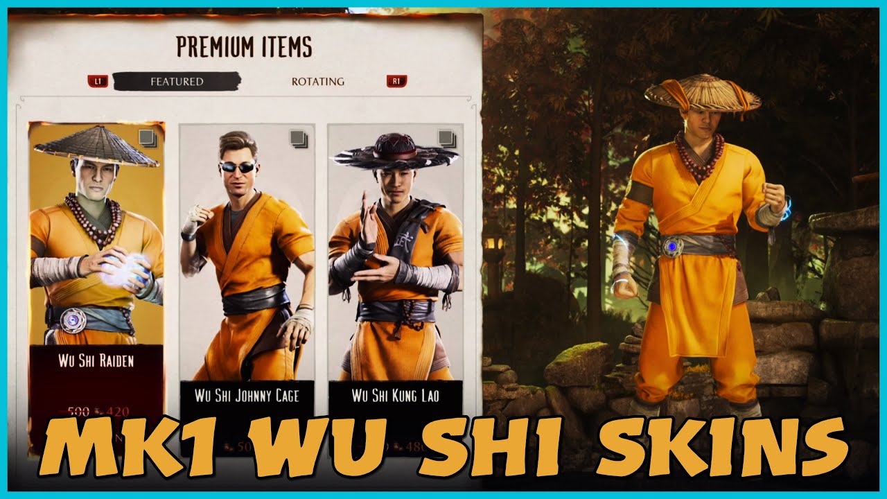 Mortal Kombat 1 Wu Shi Skins - YouTube