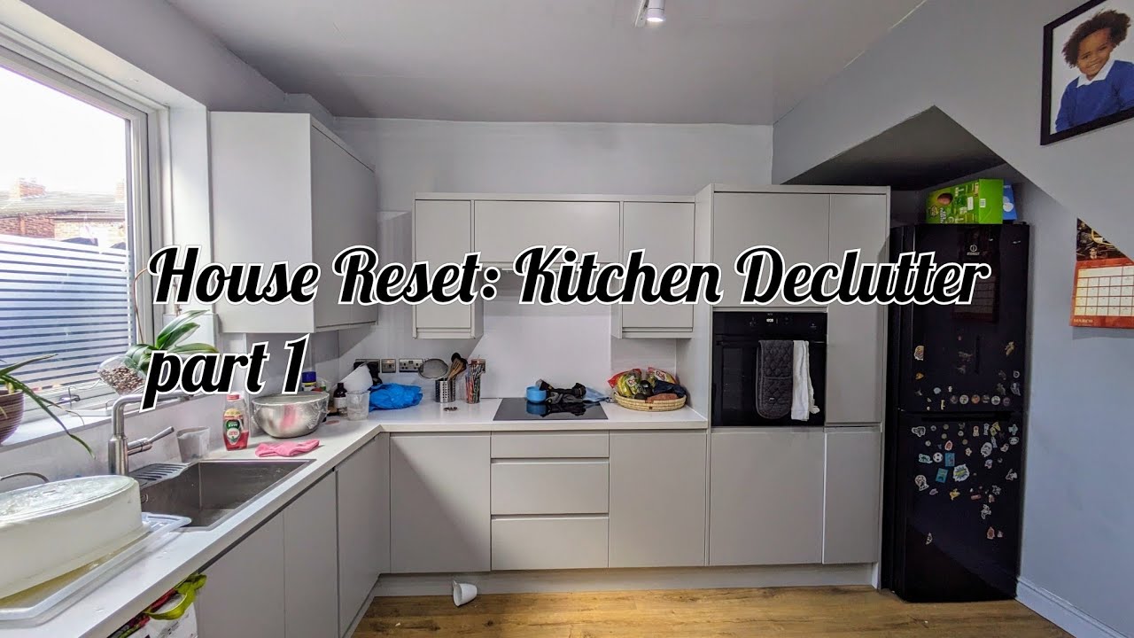 House Reset: Kitchen Declutter Part 1🧹🧼🗑️ - YouTube