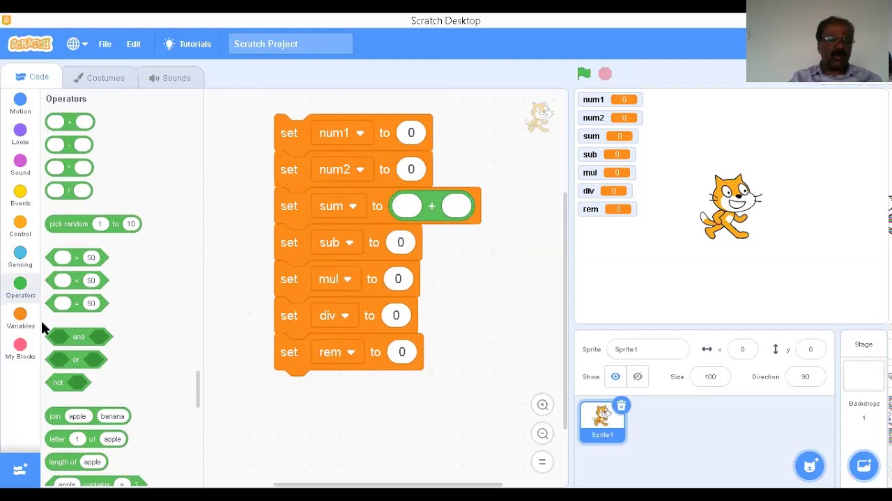 Scratch Programming( Variables) - YouTube