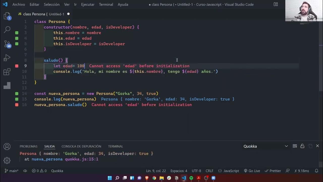 43 Creación Y Uso De Clases En Javascript Curso Javascript Openbootcamp Youtube