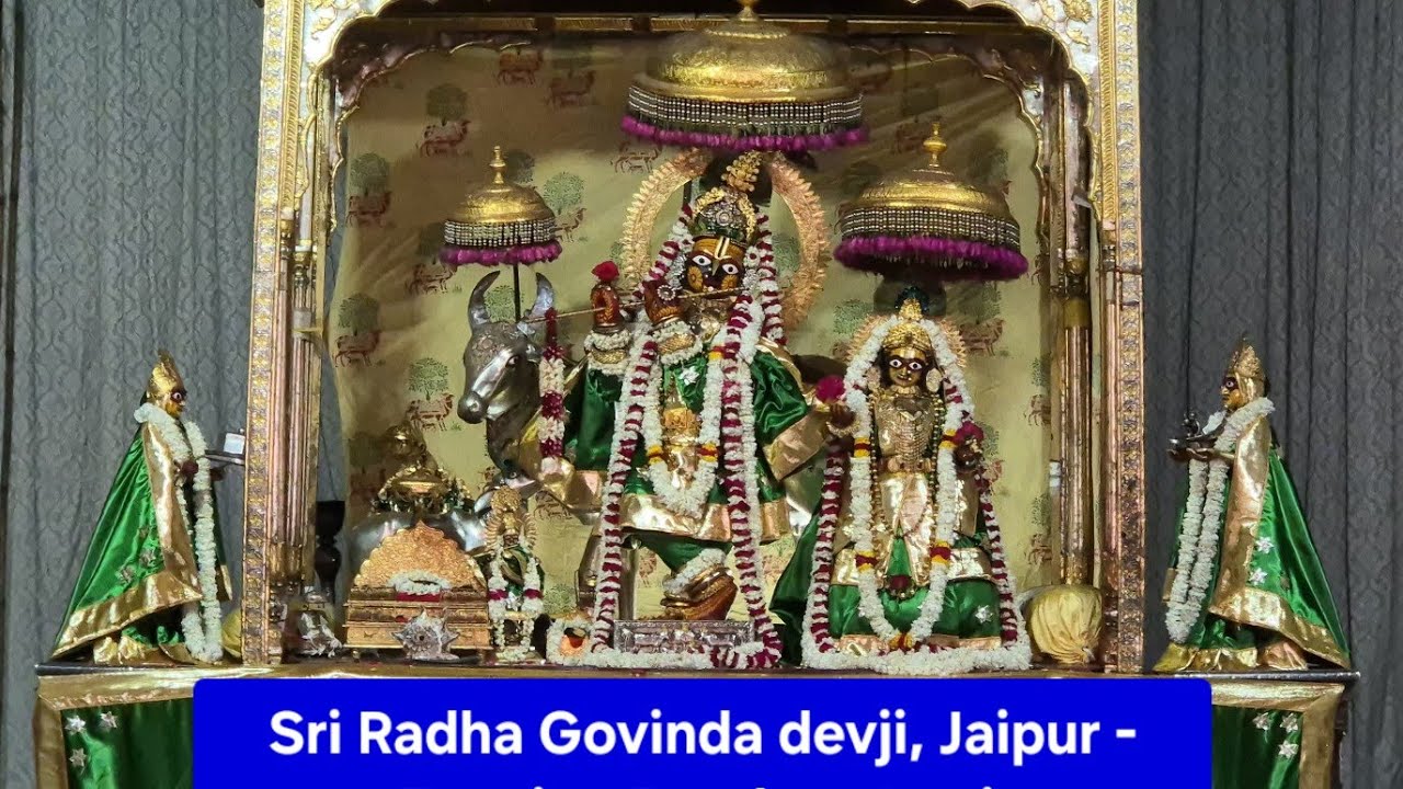 Darshan Aarti || Sri Radha Govind Dev Ji Temple || Jaipur || Evening ...