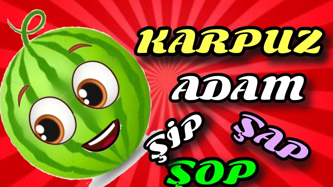 KARPUZ ADAM ️ ÇOCUK TEKERLEMELER ️ FÜNF LİTTLE MAYMUN ️NURSERY RHYMES ...