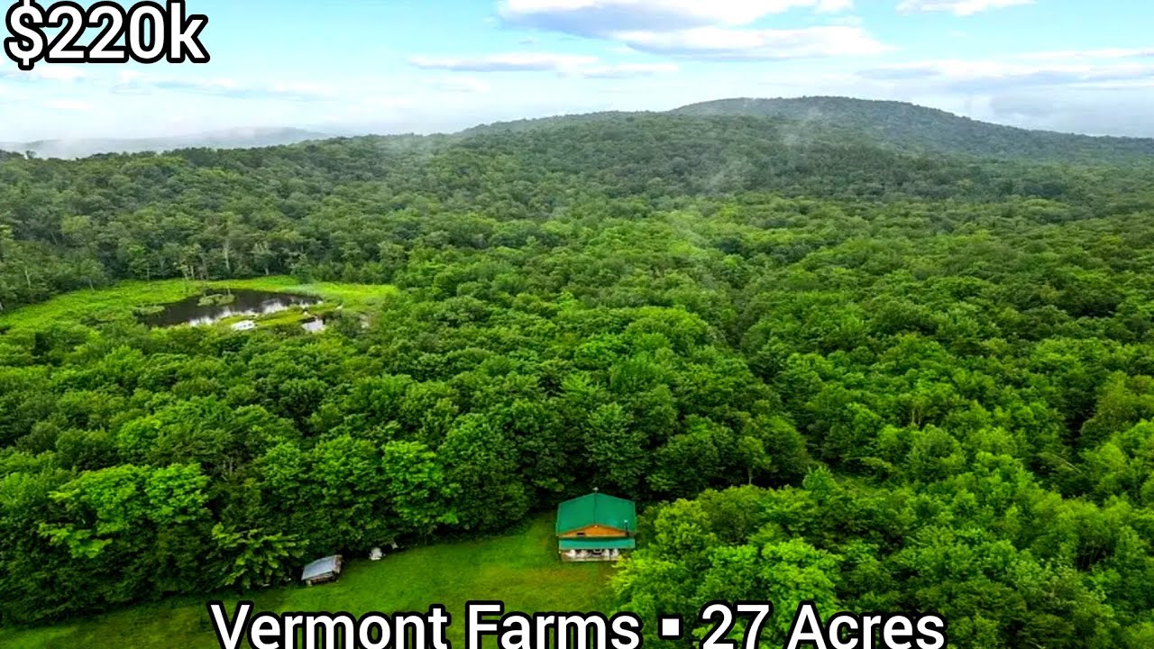Vermont Real Estate For Sale | $220k | 27 Acres | Cabins With Land For ...