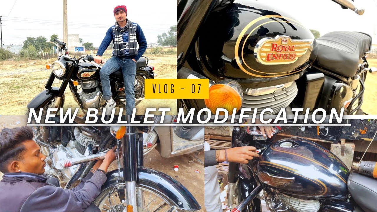 Bullet Modification Vlog😍 | Standard 350🔥 | Jishan Ahmad Vlogs | # ...