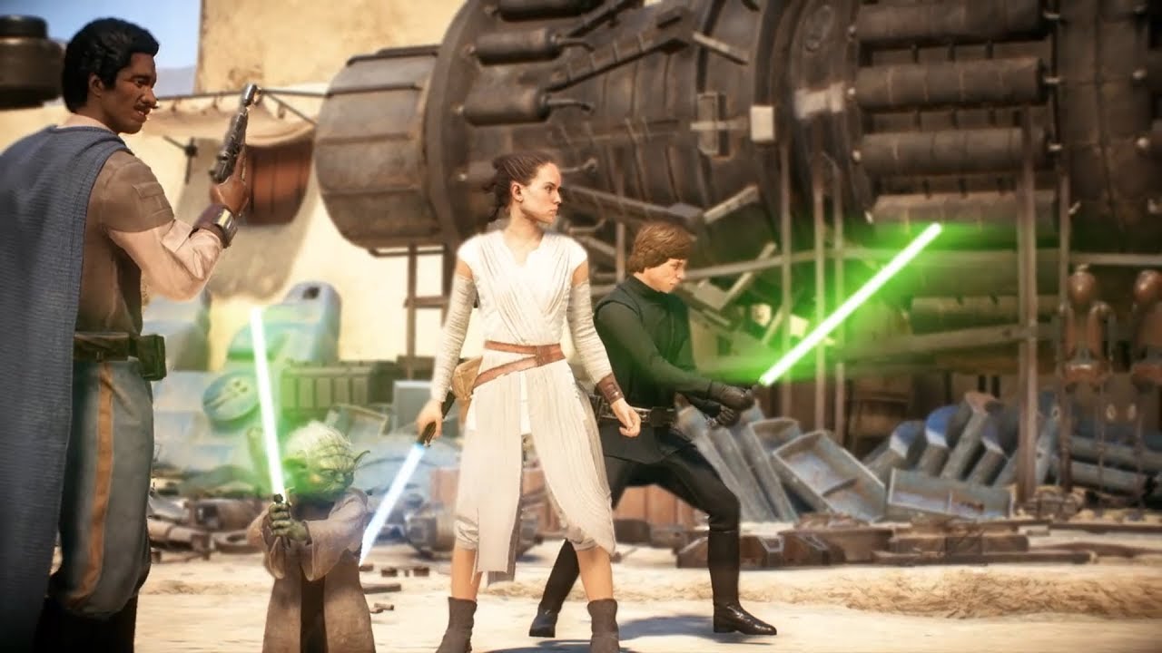 BATTLEFRONT 2 | Lando game-play | HEROES VS VILLAINS - YouTube