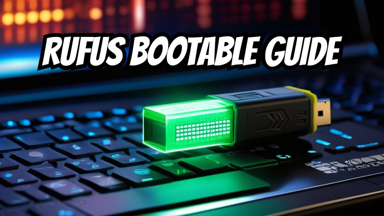 Bootable Flash Drive - Flash Stick - Rufus Bootable USB - YouTube