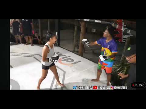 Ishowspeed vs Female MMA Fighter - YouTube