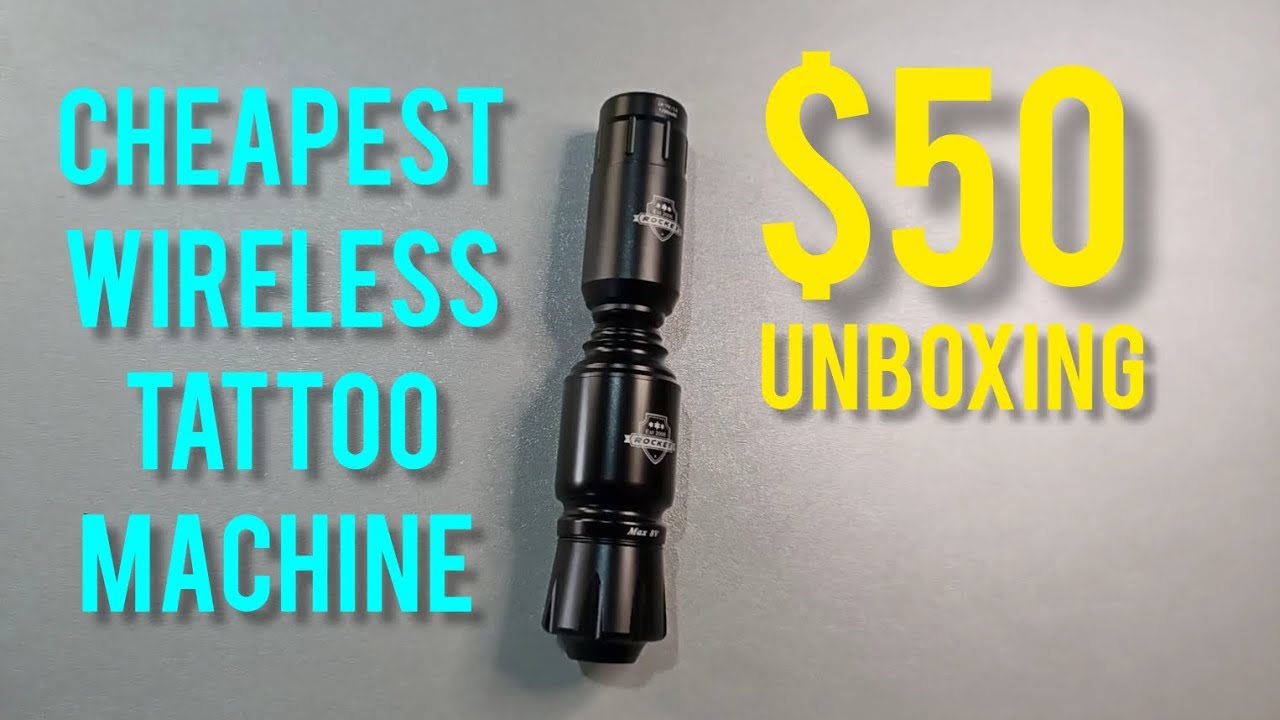 Wireless Rocket Tattoo Machine Unboxing / Review - YouTube