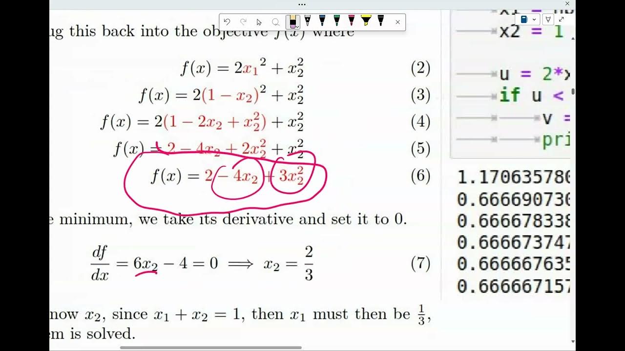 15. Part 1 Lecture on Constraint Optimization - YouTube