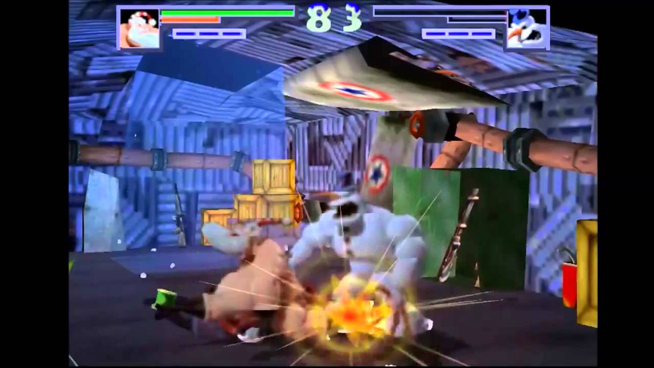 ClayFighter 63 1/3 Sumo Santa insane combos - YouTube