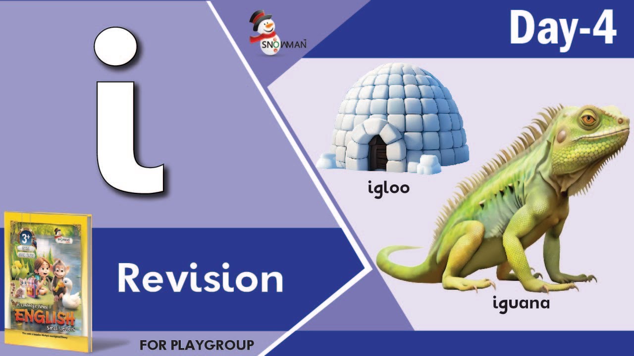 Small Letter i Full Review | Revision Day 4 | Phonics, Vocabulary ...