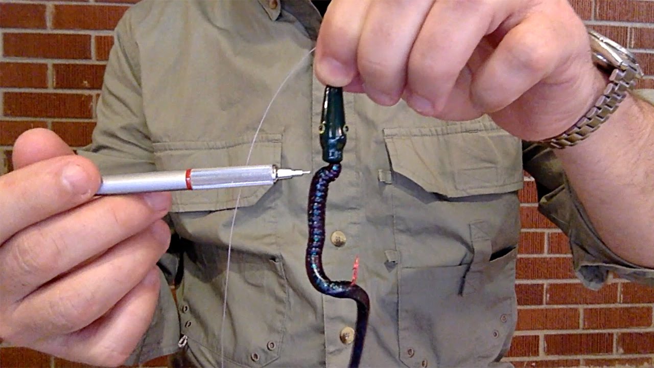 How to Double "S" Rig Swimming Snake - YouTube