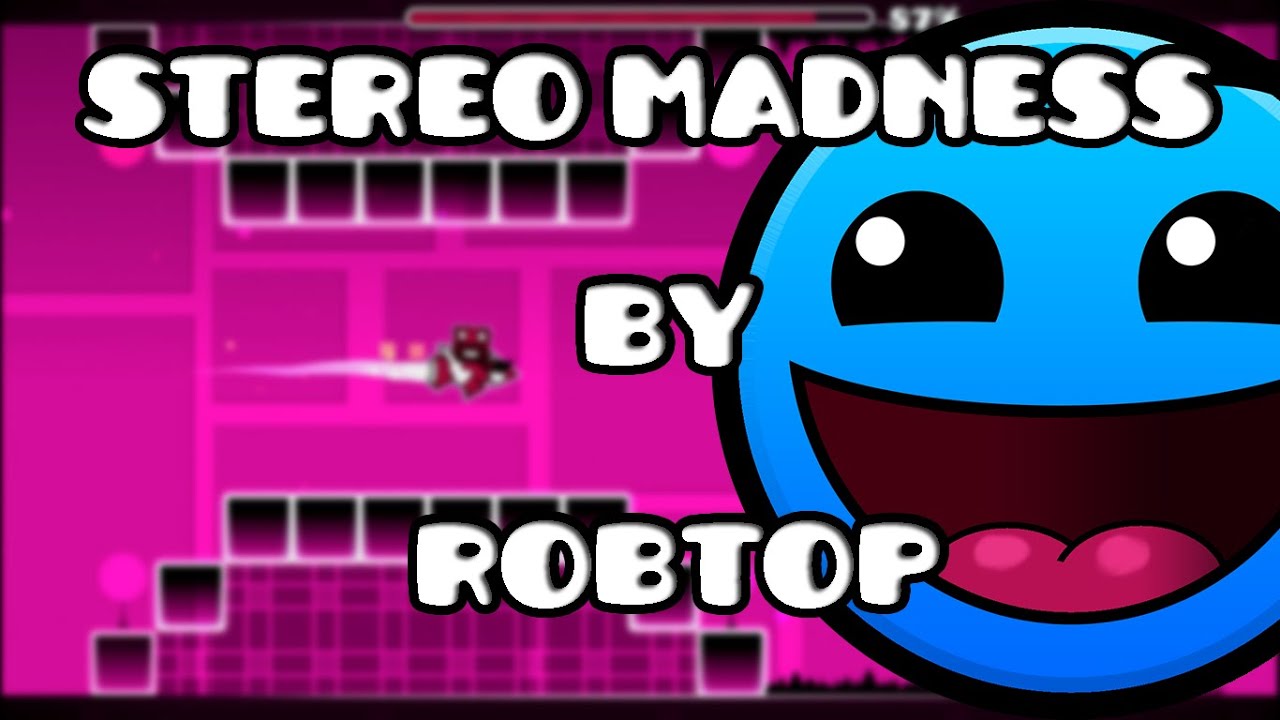 stereo madness 100% all coins - YouTube
