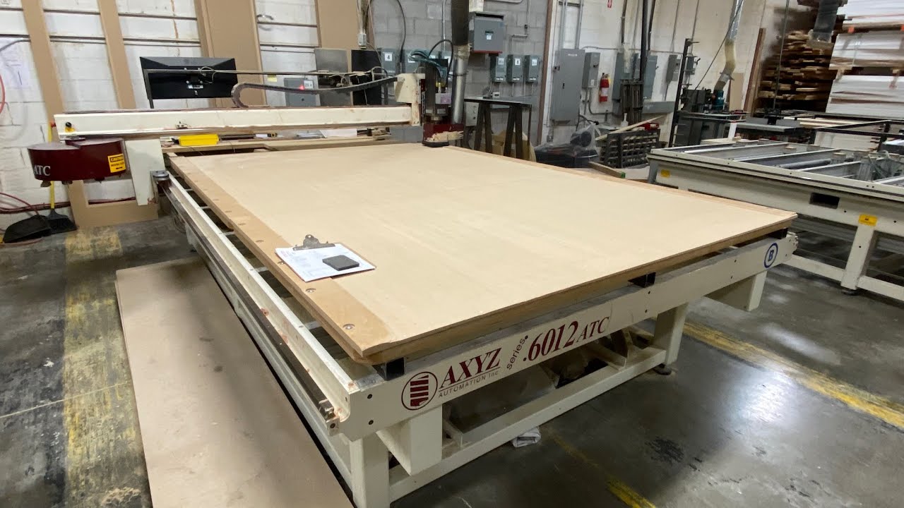 AXYZ 6012 CNC Router with ATC - YouTube