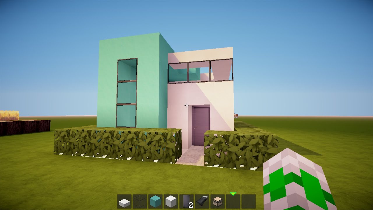 Minecraft 6x6 Modern House (Tutorial) - YouTube