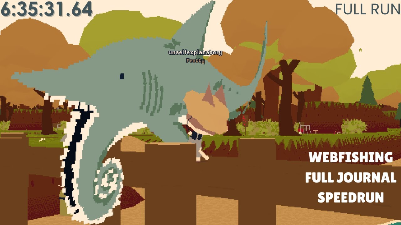 FULL RUN webfishing full journal speedrun 6:35 WR - YouTube