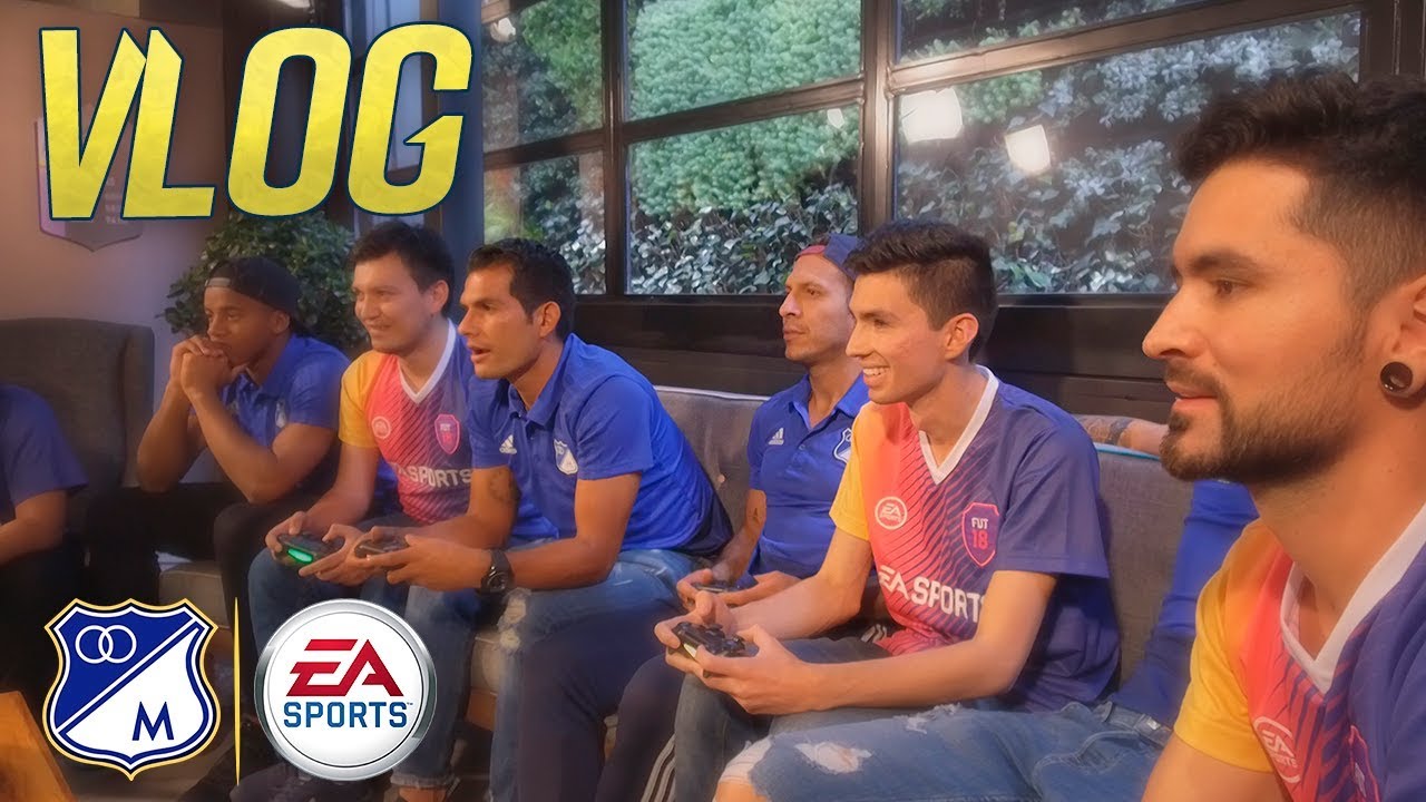 JUGANDO FIFA CON YOUTUBERS Y FUTBOLISTAS | Vlog - YouTube