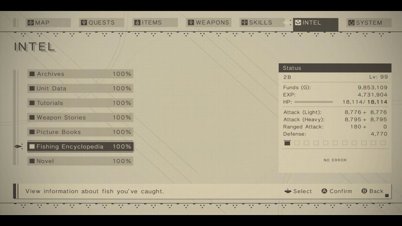 NIER AUTOMATA - ALL ITEMS, ARCHIVES, WEAPONS, QUESTS, POD PROGRAMS ...