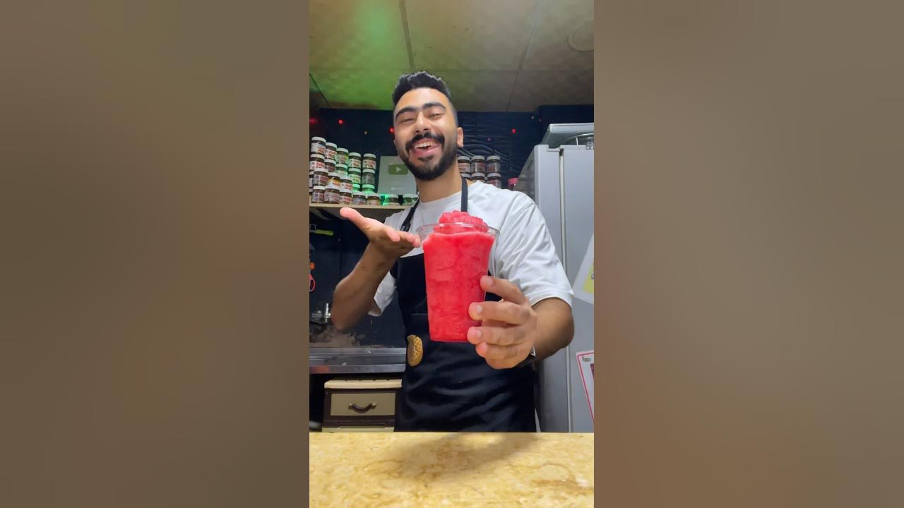 مشروب سلاش فراوله 😋♥️ Youtube