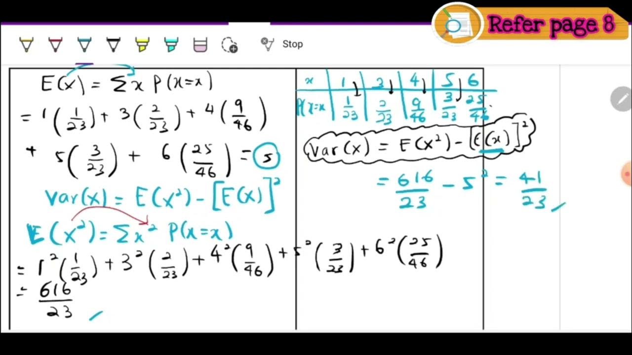 SM025 CH8 RANDOM VARIABLES 2of5 - YouTube
