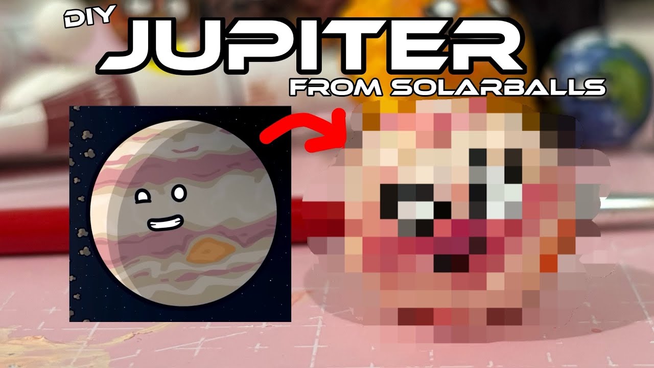 I made my own Jupiter from SolarBalls! (timelapse) - YouTube