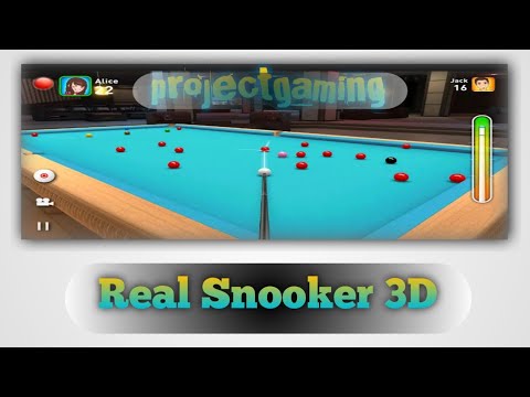 project gaming real snooker 3D _iPhone,ipad& Android gameplay video ...