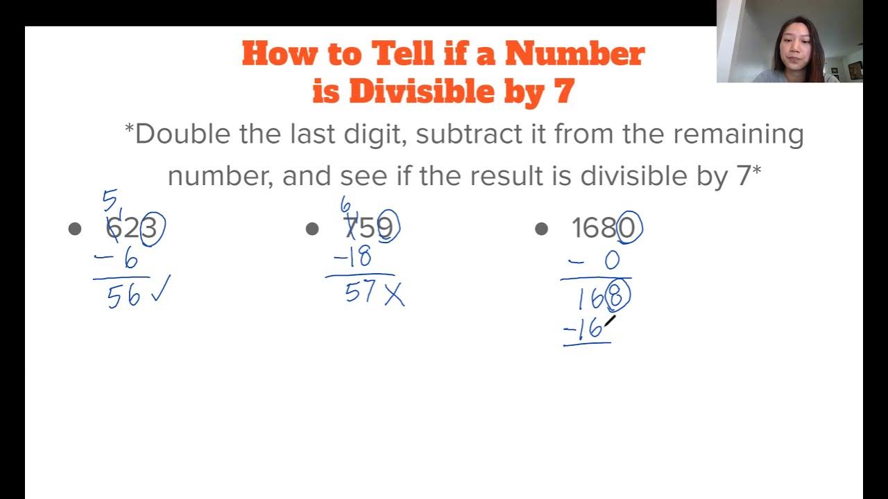 Divisibility by 7 - YouTube