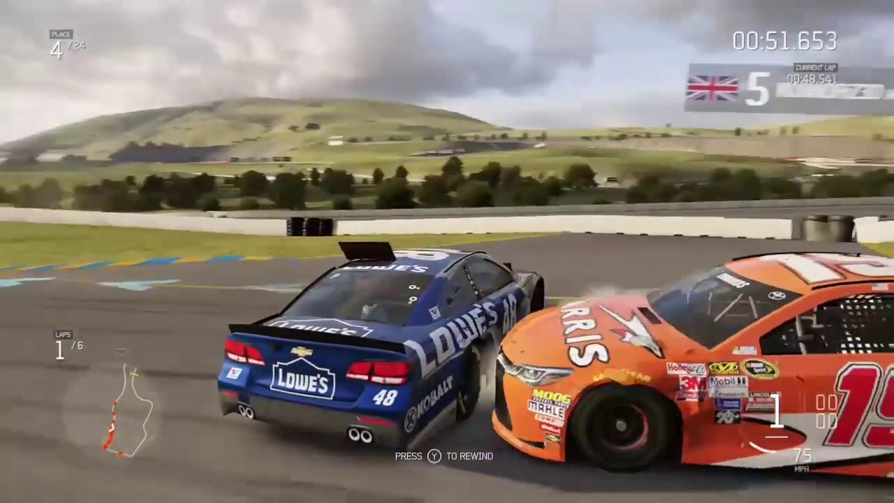 Forza Motorsport 6: NASCAR Crash Compilation - YouTube