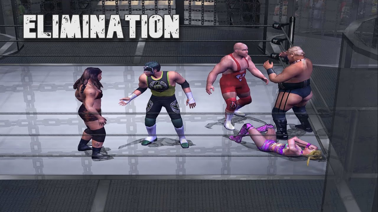 ELIMINATION CHAMBER | Attitude Era | Rikishi Angle Sable | Intergender ...