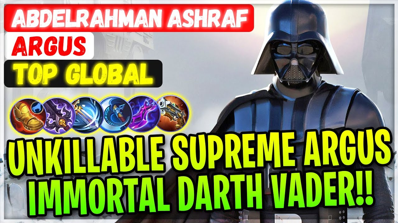 Unkillable Supreme Argus Immortal Darth Vader!! [ Top Global Argus ...