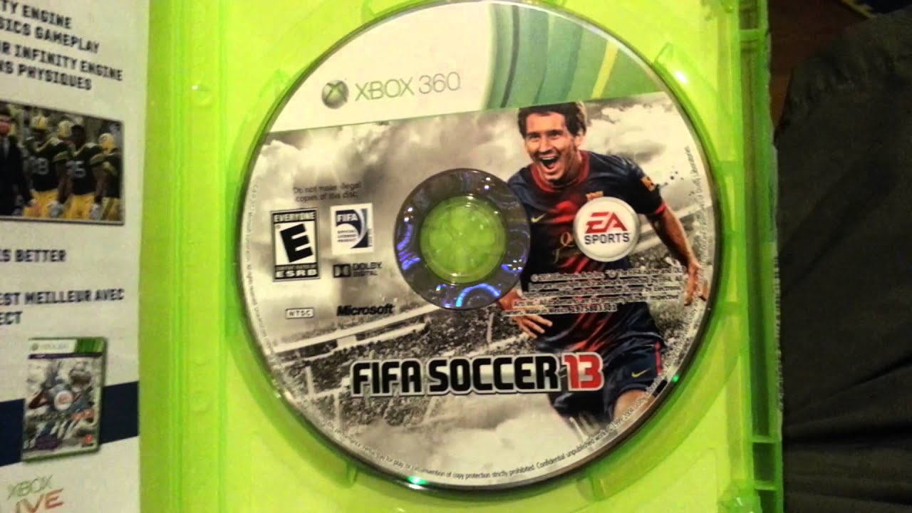 XBOX 360 - FIFA 13 Unboxing!! - YouTube
