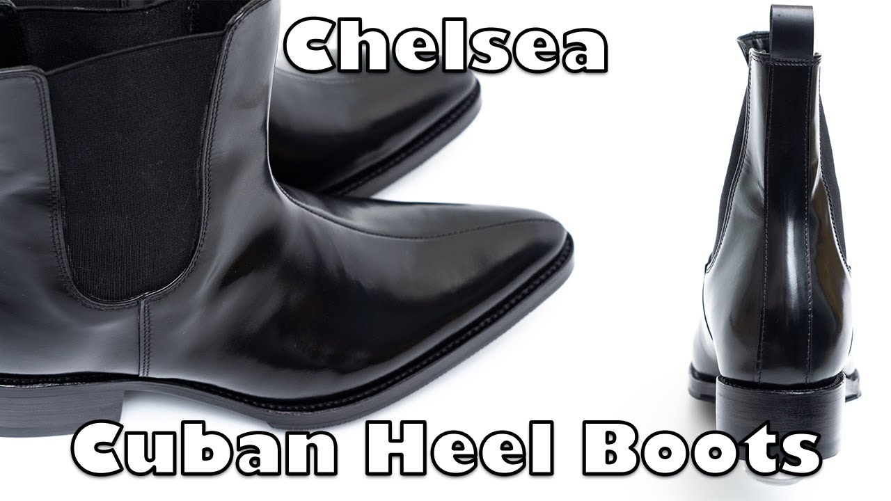 Chelsea Cuban Heel Boots, from conception to Echelon model with a ...