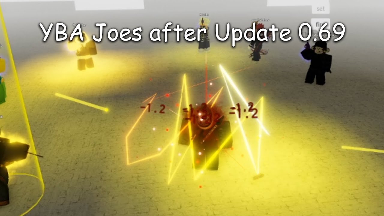 [YBA] YBA Joes after the 0.69 Update - YouTube