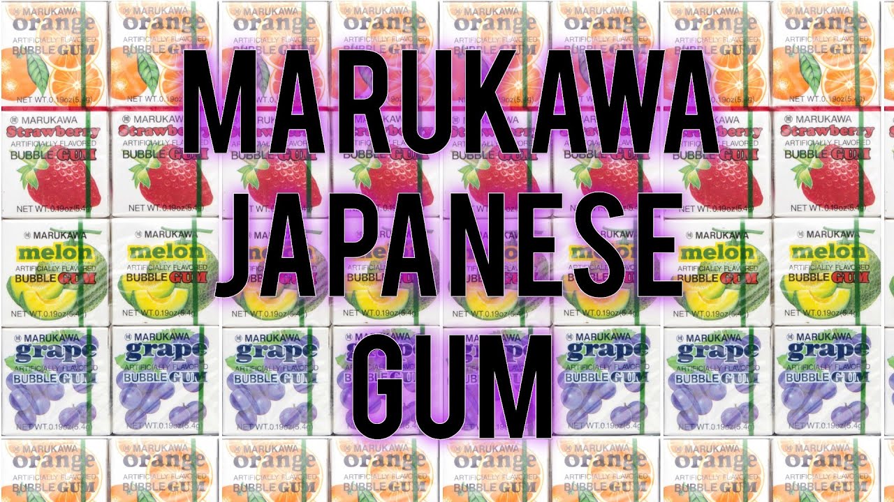 MARUKAWA JAPANESE GUM | STUART SNACKS - YouTube