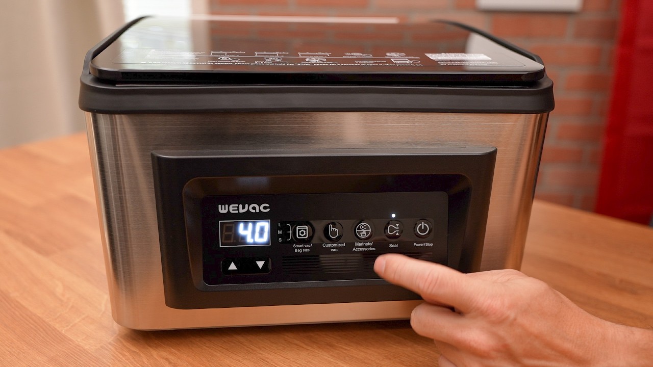 WeVac CV12 Chamber Vacuum Sealer Unboxing and Demo - YouTube