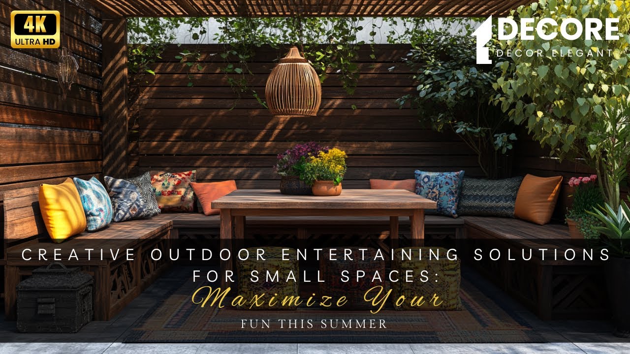 Creative Outdoor Entertaining Solutions for Small Spaces: Maximize Your ...