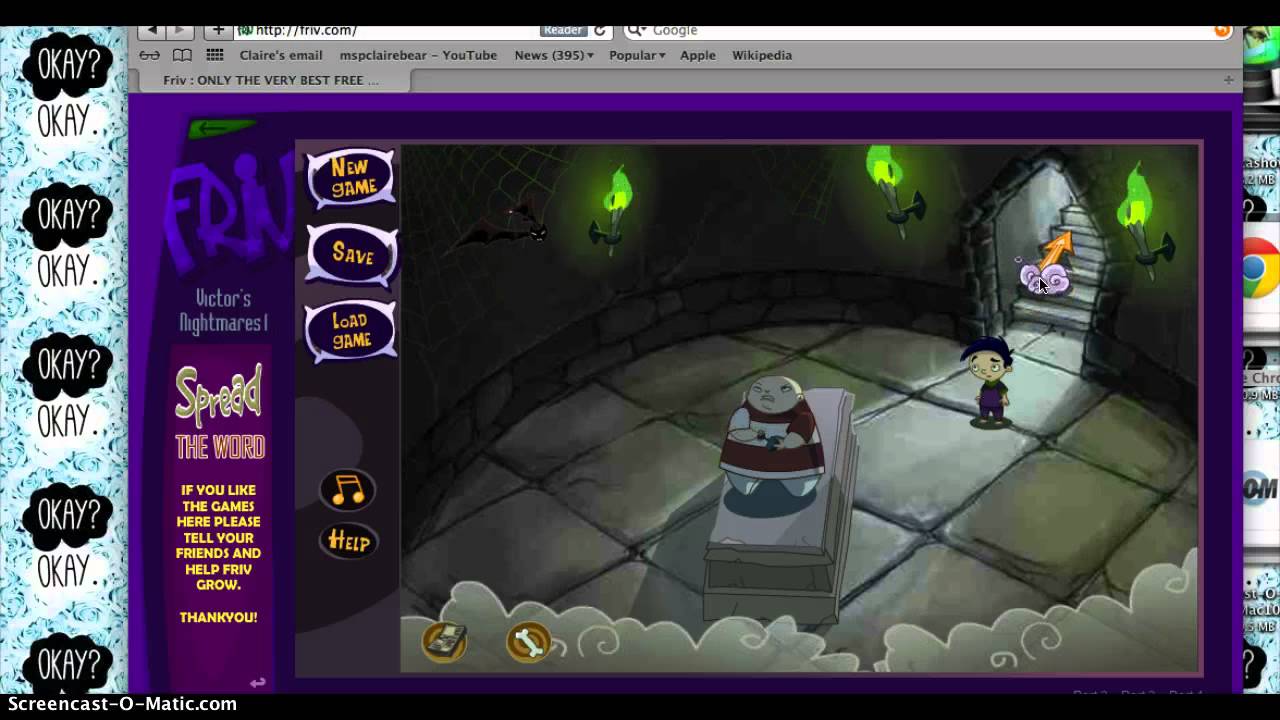 4 year old horror game still scared - YouTube