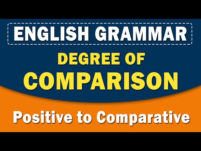 Degrees Of Comparison Rules And Examples With Exercises, 51% OFF Degrees Of Comparison Rules And Examples With Exercises, 51% OFF