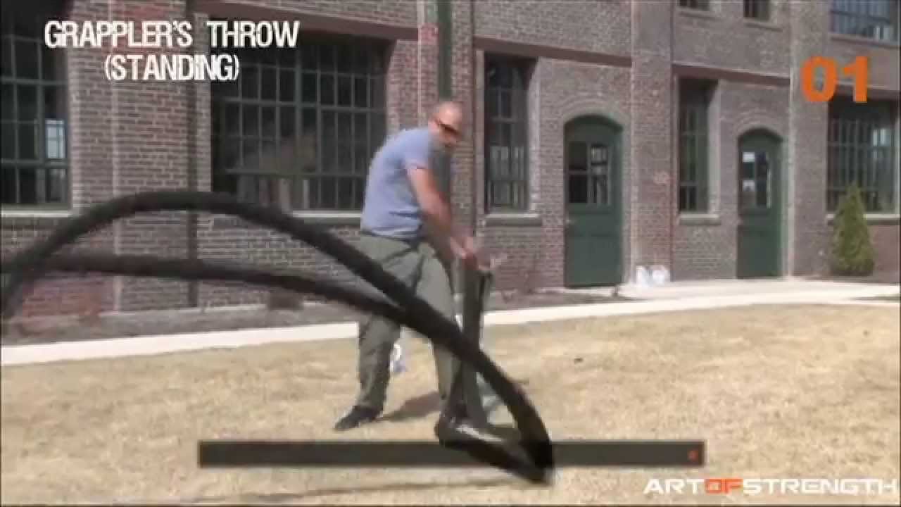 Minute of Strength #407 - The Grapplers Throw Rope Exercise - YouTube