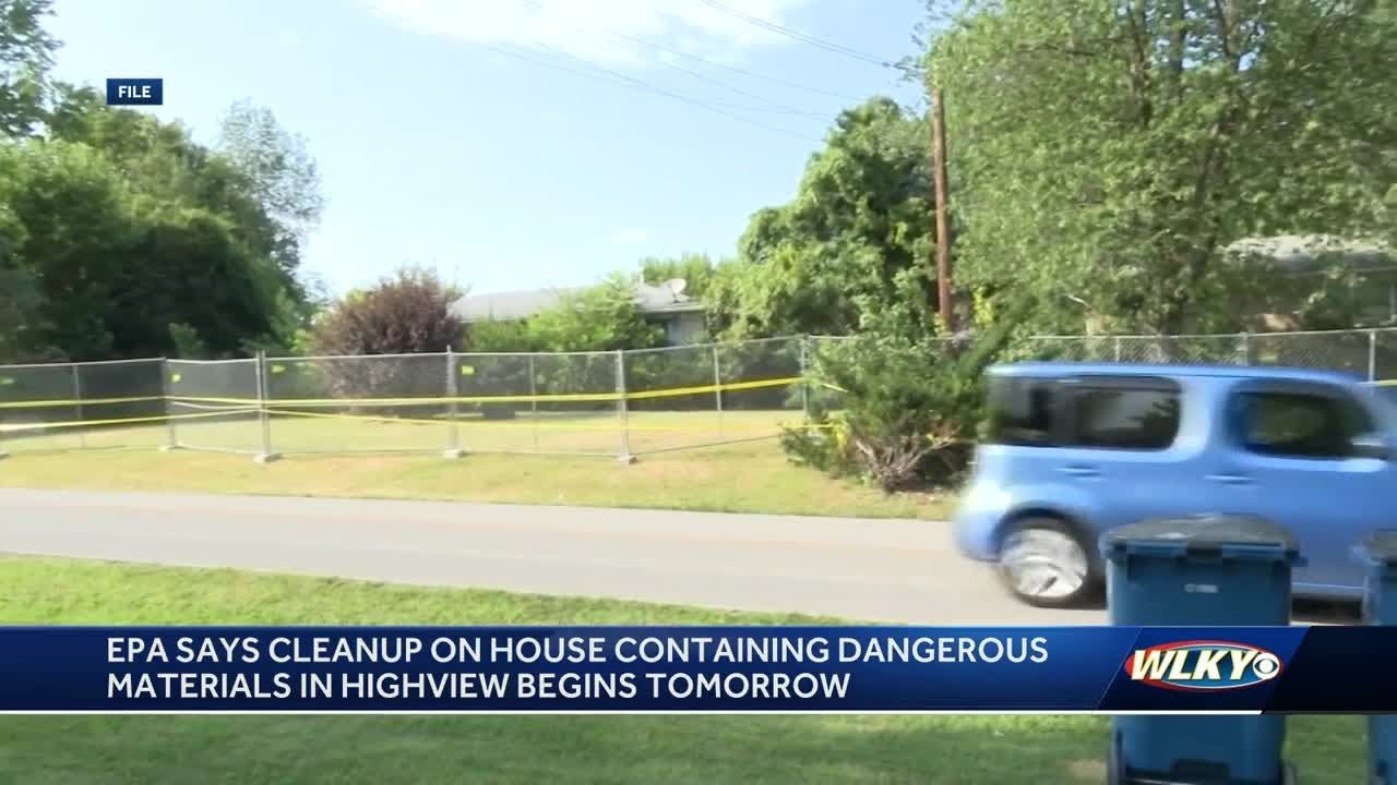 EPA says cleanup on house containing dangerous materials in Highview ...