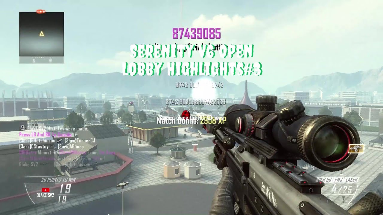 BO2 Serenity V6 (Open Lobby Highlights #3) - YouTube