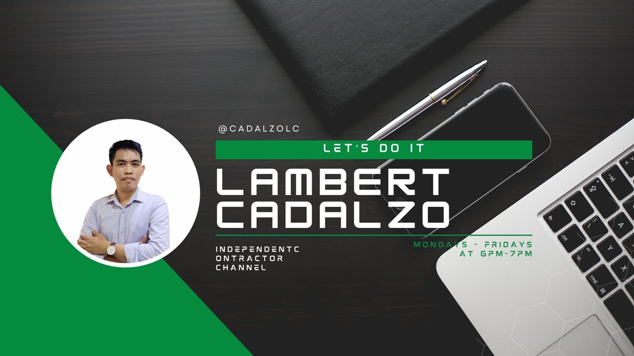 Lambert Cadalzo - 2024 Self Introduction - YouTube