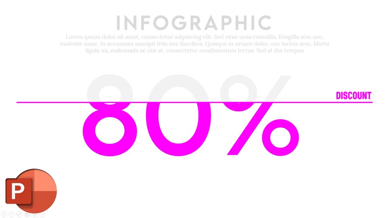 Beautiful Text animation Infographic in PowerPoint - YouTube