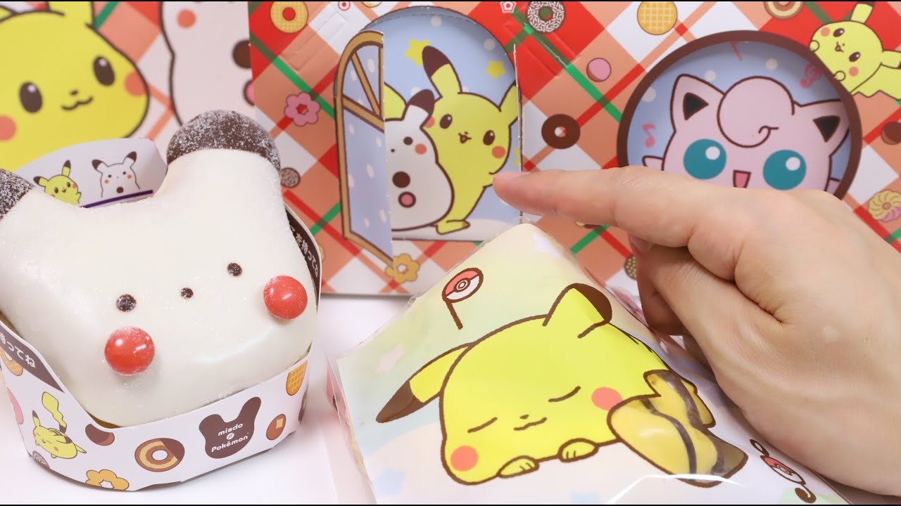 Pokemon Donuts Christmas Collection Misdo - YouTube