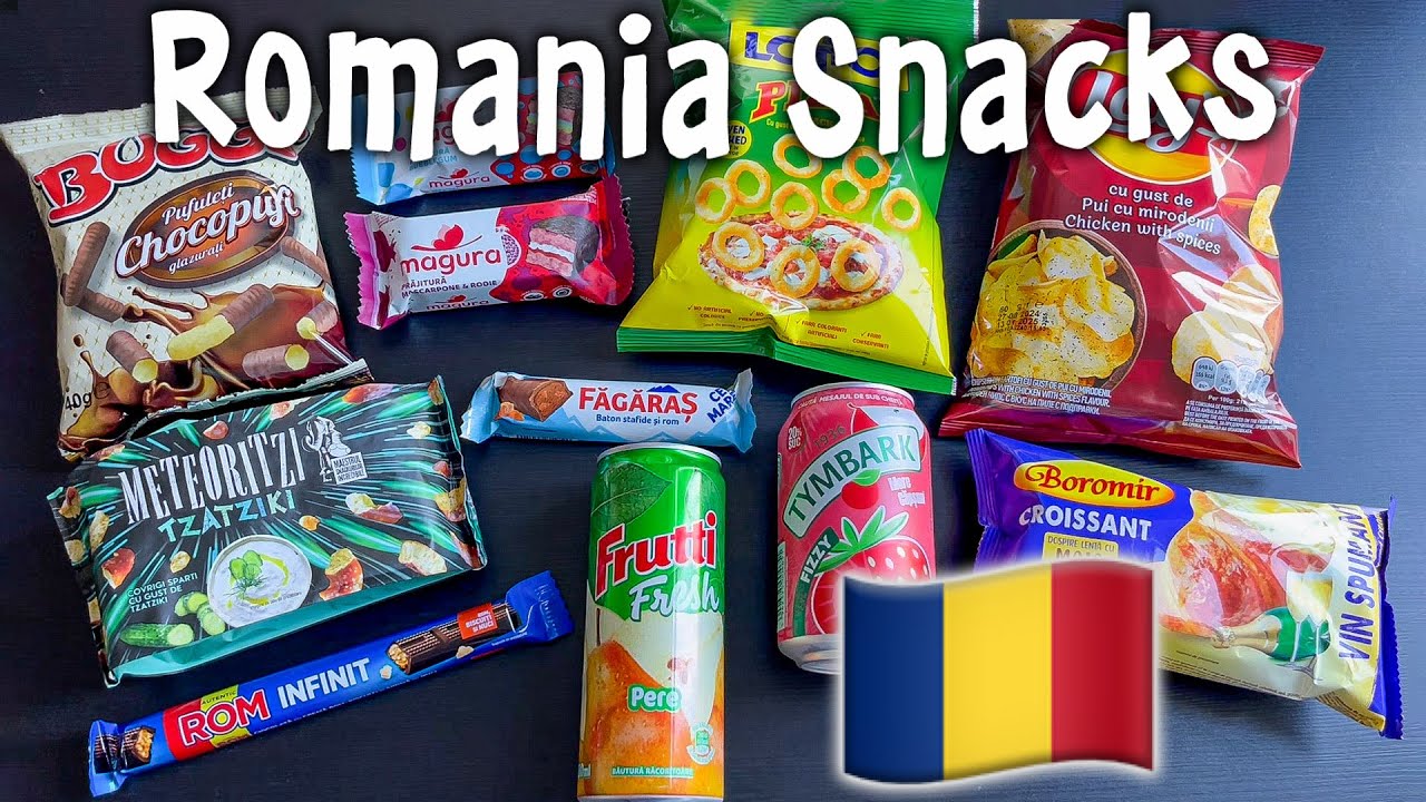 🇷🇴 Romania Snack Haul | Trying 11 Different Snacks! - YouTube