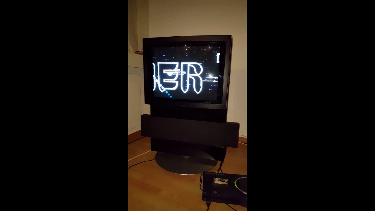 Bang & Olufsen Beocenter AV5 starting up with Thunderforce 4 on a Sega ...