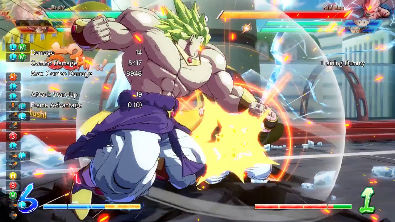 Broly 2.75 bar start TOD (optimized for shorter characters) - YouTube