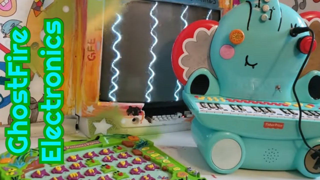 Circuit-Bent Musical Elephant Piano with Leap Phonics Pond - YouTube