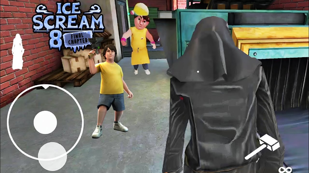 Ice Scream 8 Rod Is J Brown VS Evil Nun Full Gameplay - YouTube